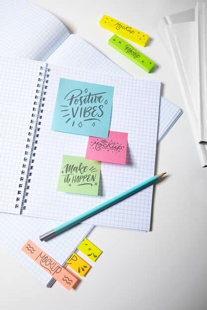 Premium PSD Small Portable Post It Note Mockup Design