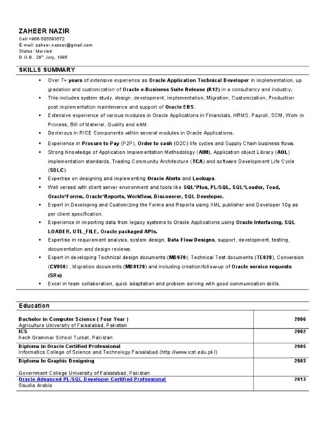 Oracle Apps Technical Consultant Pdf Service Industries Business