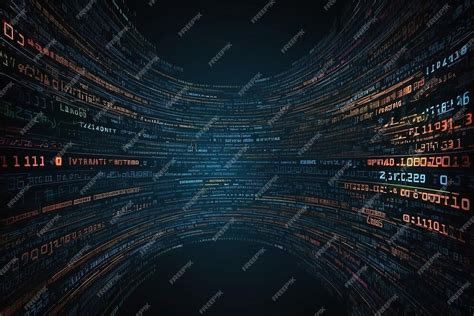 Premium Photo Binary Code Background Digital Abstract Technology