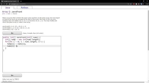 Array 2 Zerofront Java Tutorial Youtube