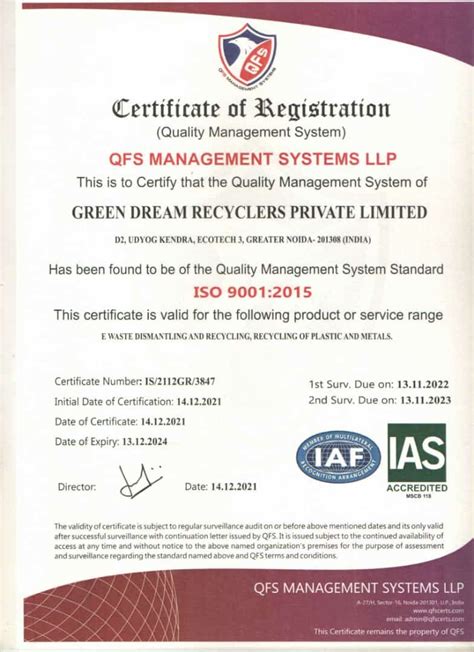 Sandeep Kumar Raju On Linkedin Iso Certification Renewed