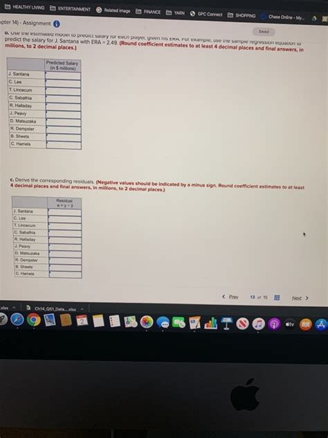 solved apter 14 assignment i the following table lists a