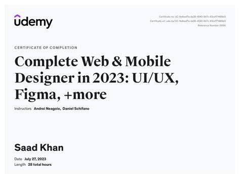 Muhammad Saad Khan On Linkedin Im Thrilled To Announce That Ive Successfully Completed My Ui