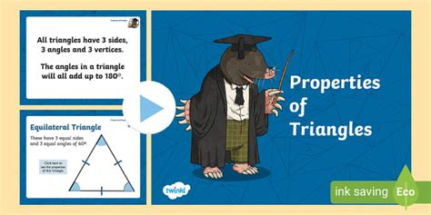 Properties Of Triangles PowerPoint Teacher Made Twinkl