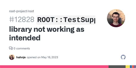`roottestsupport` Library Not Working As Intended · Issue 12828