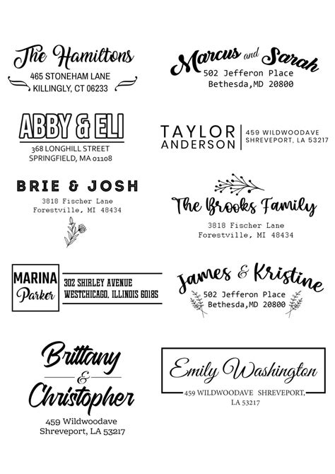 Custom Address Embosser Personalized Stationery Stamp Etsy