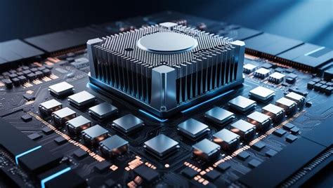 Circuit Board Technology Background Central Computer Processors Cpu
