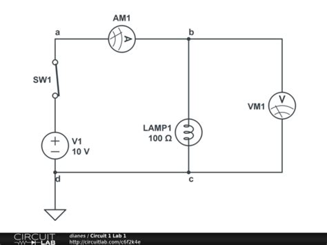 Circuit 1 Lab 1 CircuitLab Circuit 1 Lab 1 CircuitLab