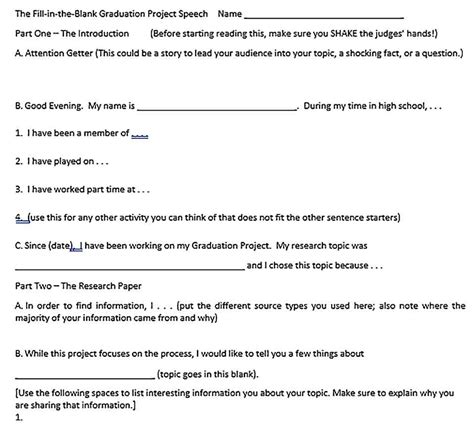 How To Make The Proper Speech Outline Template Room Surf Com