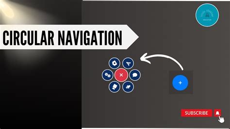 Circular Navigation Animated Using Html Css Javascript Whizmaster Youtube