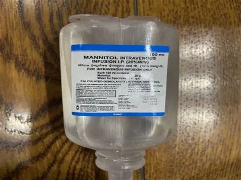 Mannitol Inj 20 Bfs And Ffs Packaging Size 100 Ml At Best Price In Siliguri