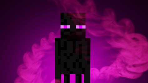 Enderman In Mystic Fog Minecraft Hd Wallpaper
