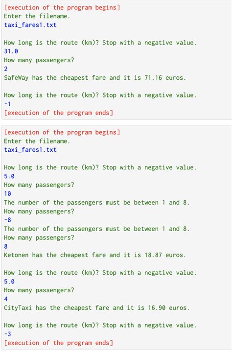 solved taxi fare comparison python description of the