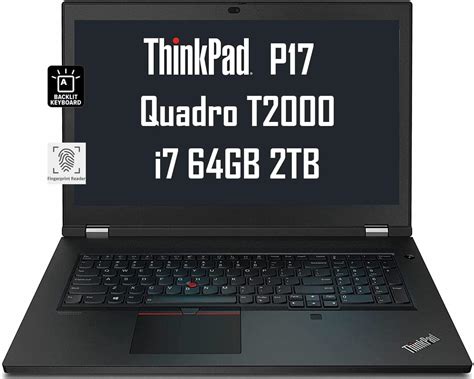 Amazon Com Lenovo ThinkPad P17 Gen 1 20SN004NUS 17 3 Mobile Workstation Full HD 1920 X