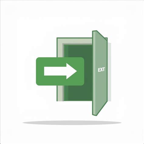 Exit Icon Premium Ai Generated Vector Exit Icon Premium Ai Generated Vector