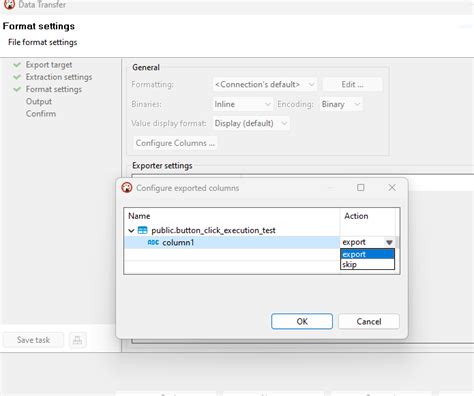Extend Disable Data Transfer Settings Save Argument Effect On Skip