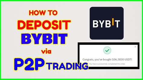 BYBIT P2P How To Buy Sell Deposit In BYBIT Using P2P Trading YouTube