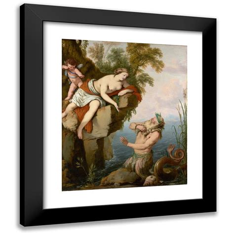 Laurent De La Hyre 12x14 Black Modern Framed Museum Art Print Titled