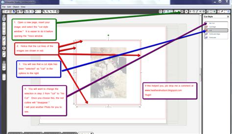 Heather A Hudson How To Eliminate The Outline Of An Image With The Silhouette Studio Program