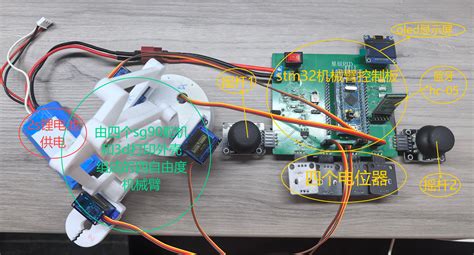 Stm32控制四自由度机械臂（sg90舵机）（硬件篇）（简单易复刻）stm32机械臂 Csdn博客