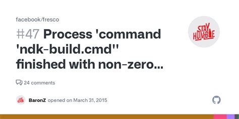 process command ndk build cmd finished with non zero exit value 2
