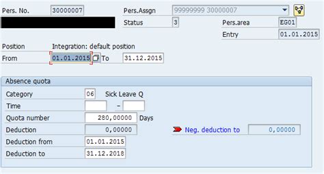 Absence Quotas Not Created In It2006 Unless I Sele Sap Community