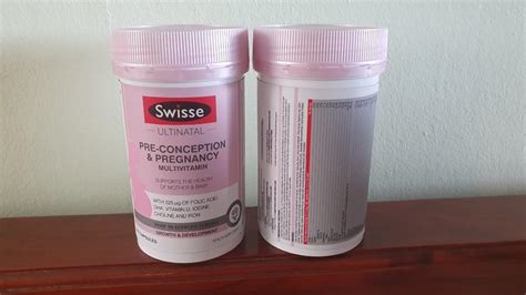 Swisse Ultinatal Pre Conception And Pregnancy Multivitamin Beauty And Personal Care Oral Care On