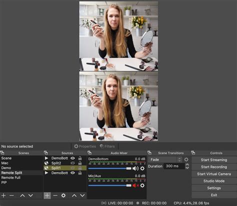 How To Set Up A Split Screen Scene Reactive