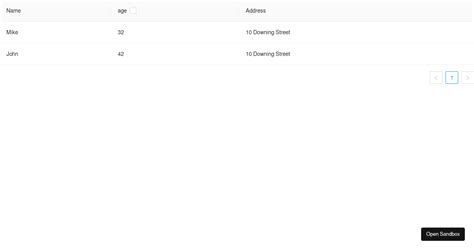 Checkbox In Table Header Codesandbox
