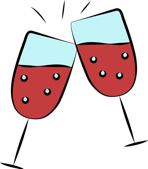 Illustration Of Cheers Glass Icon In Flat Style 24143302 Vector Art At