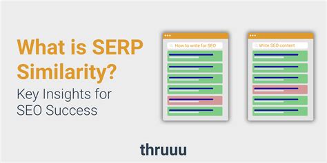 What Is SERP Similarity Key Insights For SEO Success Thruuu Content Optimization Solution