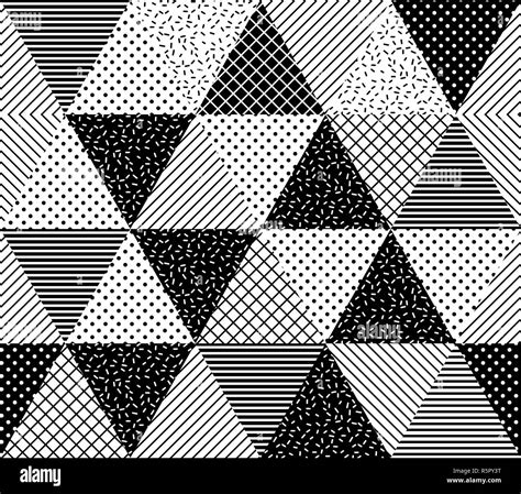Vector Seamless Pattern Abstract Geometric Stock Photo Alamy