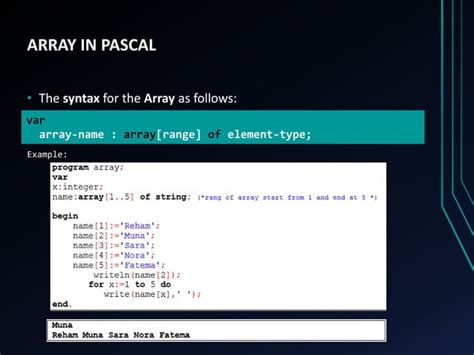 pascal programming language pptx programming languages computing