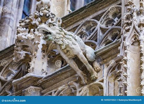 Gothic Gargoyles On Buildings