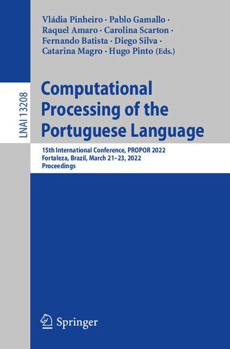 Computational Processing Of The Portuguese Language Pdfepub Version Controses Store