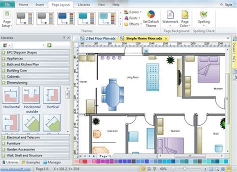 Edraw Max Floor Plan Tutorial The Floors