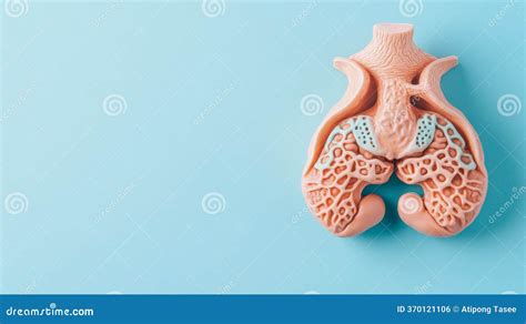 Thyroid Health Awareness Decorative Model On Pastel Blue Background Hyperthyroidism