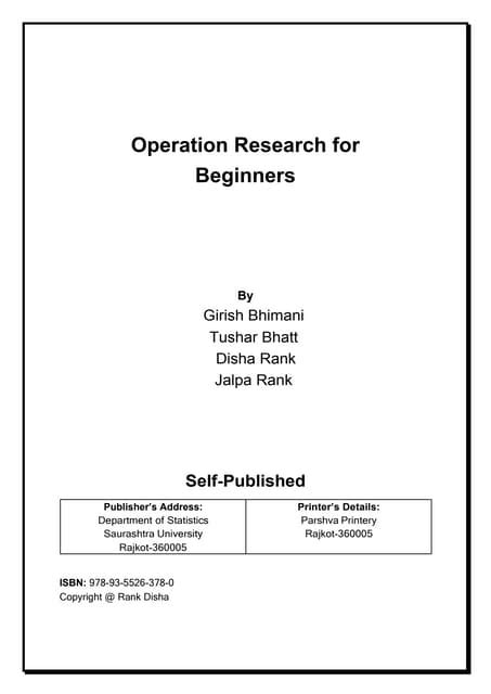 Decision Theory Lecture Notespdf