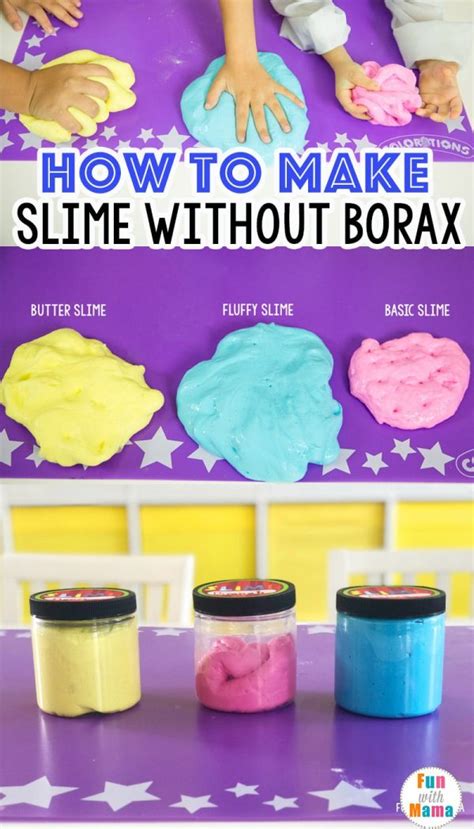 How To Make Slime Without Borax Fun With Mama