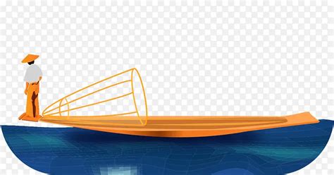一个正在船上捕鱼的渔夫png图片素材下载 图片编号8137202 Png素材网