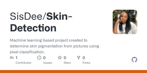 GitHub SisDee Skin Detection Machine Learning Based Project Created