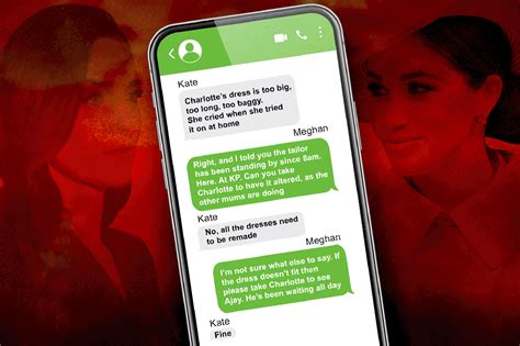 Kates Texts To Meghan Left Duchess Sobbing On The Floor Harry
