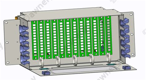 144f Fiber Optic Distribution Frame Unit With Scapc Adapter
