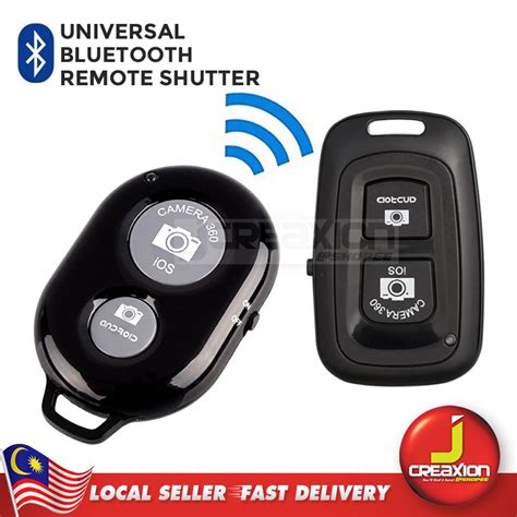Wireless Bluetooth Camera Shutter Selfie Remote Control For IOS Android Smartphones Shopee