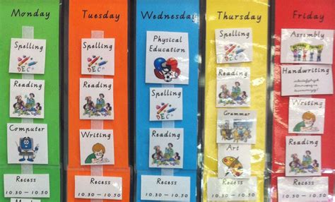 Visual Supports National Autistic Society Visual Timetable Timetable