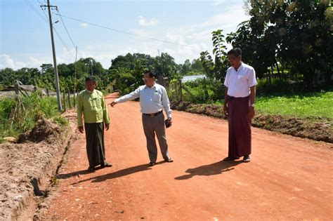 နေပြည်တော်ကောင်စီဝင်ဦးမြင့်စိုး လယ်ဝေးမြို့နယ်အတွင်း ရေဘေးကြောင့် မျောပါပျက်စီးသွားသည့် နေအိမ်မ