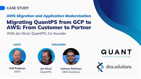 migrating quantps from gcp to aws transforming it from customer to