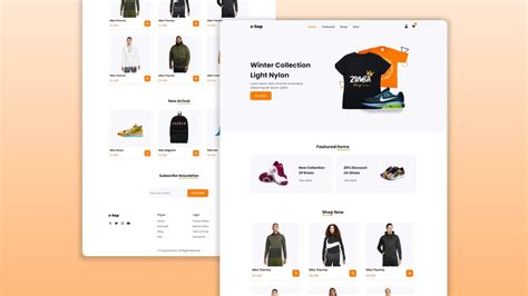 Create Responsive E Commerce Website Using Html Css And Javascript Youtube