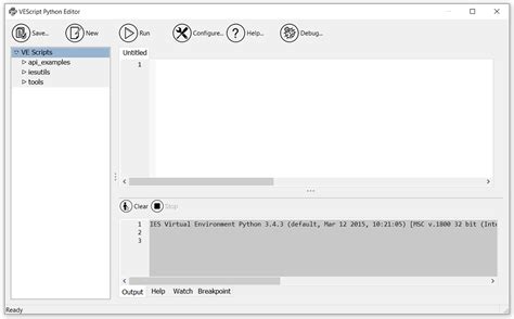 Using Python With Ies Ve