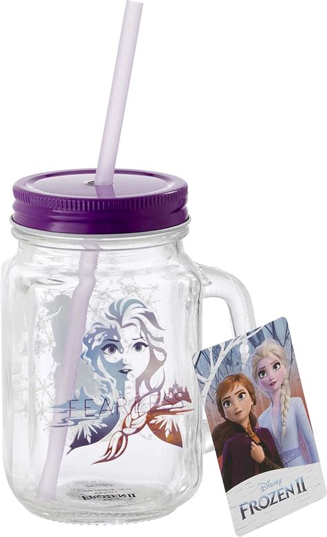 Frozen 2 Mason Jar Fearless Uk Home And Kitchen